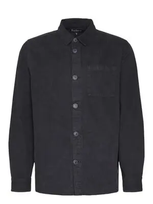 Barbour Button-down Shirt Jacket - Black