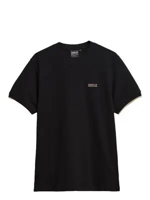 Barbour Eamon Pique Logo T-shirt - Black