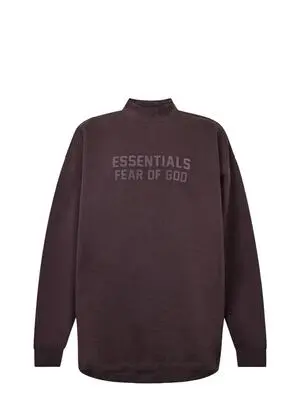 Fear Of God Logo Long-Sleeve Sweatshirt Black