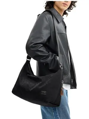 COACH Monogram Crossbody Bag - Black