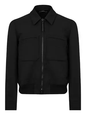 TOM FORD Minimalist Slim-fit Jacket - Black