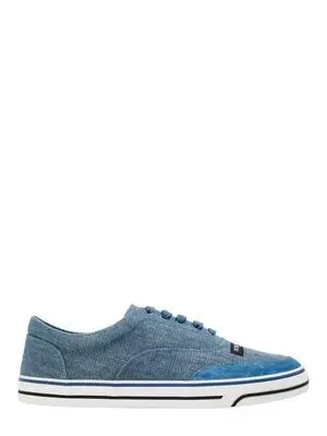 DOLCE & GABBANA Dolce & Gabbana Lace-Up Canvas Sneakers