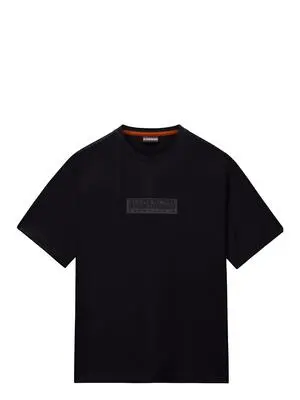 NAPAPIJRI Logo Crew-neck T-shirt - Black
