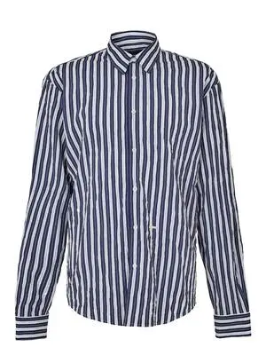 Dsquared2 Long-sleeved Striped Shirt - Blue