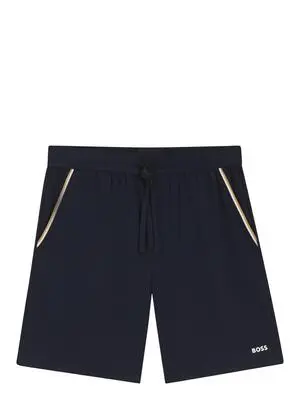 Hugo Boss Logo Track Shorts - Black