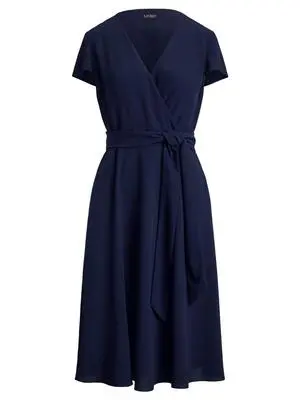 Ralph Lauren Lightweight Chiffon Wrap Dress - No