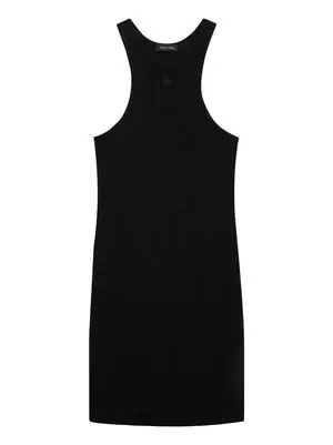 ANINE BING Racerback T-shirt Dress - Black