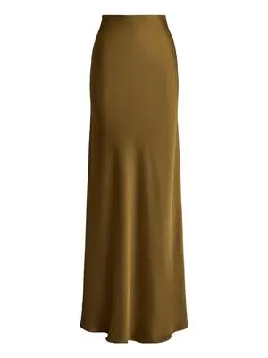 Ralph Lauren A-line Maxi Skirt - Brown