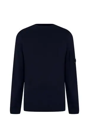 C.P. COMPANY Lens Crew-neck Sweatshirt - Black