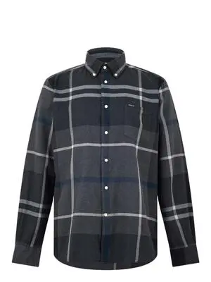 Barbour Long Sleeve Patterned Shirt - Graphite