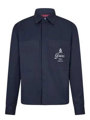 Gucci Collared Button Shirt - Black