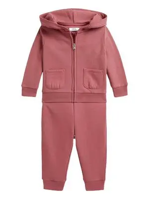 Polo Ralph Lauren Full Zip Hood And Jogger Set - Pink