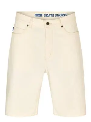 Hugo Boss Straight Leg Denim Shorts - No