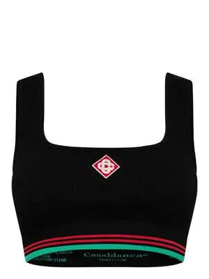 Casablanca Logo Seamless Vest - Black