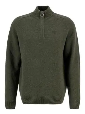 Barbour Grangetown Half-zip Jumper - Green