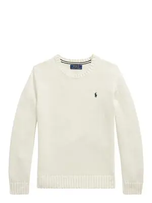 Polo Ralph Lauren Cable Knit Jumper - White