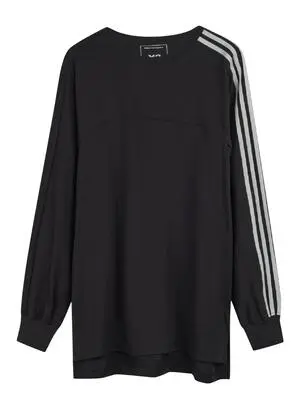 Y3 Solid Color Long Sleeve T-shirt - Black