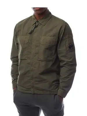C.P. COMPANY Flatt Nylon Lens Overshirt