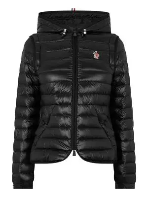 Moncler Long-sleeved Cotton-padded Jacket - Black