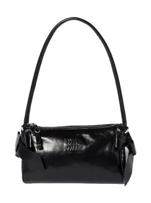 Miu Miu Shiny Leather Pouch - Black