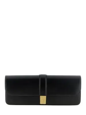 Khaite Khaite Clutch With Gold Tone Clasp Black