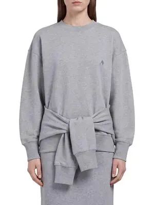 Attico Embroidered Crewneck Sweatshirt - Grey