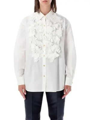 Alberta Ferretti Embellished Shirt - White