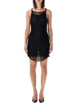 ATTICO The Attico Black Mini Dress