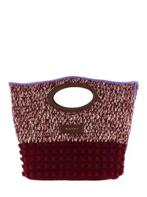 Marni Marni Woven Handbag Red