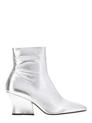 JIL SANDER Pointed Toe Ankle Boots - Grey
