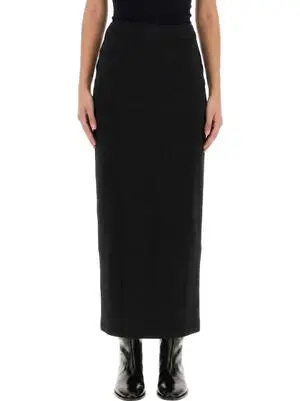 JIL SANDER Maxi Skirt - Black