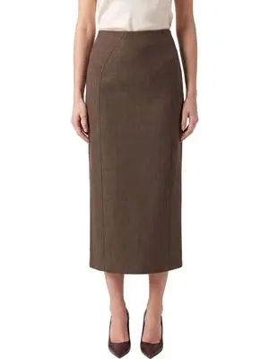 JIL SANDER Maxi Skirt - Grey