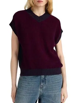MOMONI Momonì V-Neck Sleeveless Sweater