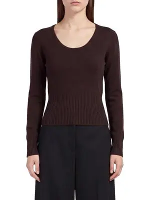 Max Mara Wool And Cashmere Jumper - Brown