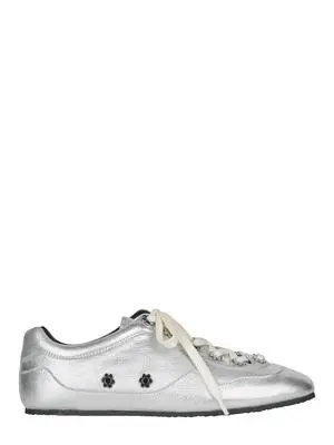 CECILIE BAHNSEN Cecilie Bahnsen Silver Metallic Sneakers
