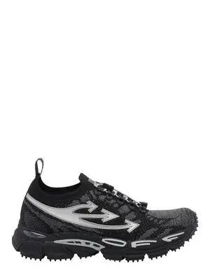Off-White Bi-technical Fabric Low Top Sneakers - Black