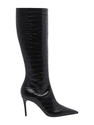 Paris Texas Knee High Boots - Brown