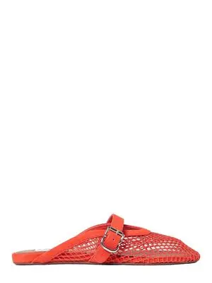 Alaïa Alaïa Mesh Nylon Mules Orange