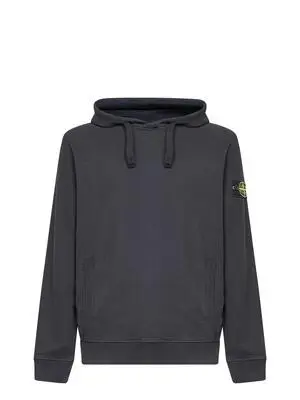 STONE ISLAND Stone Island Cotton Hoodie With Logo Patch