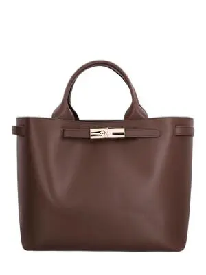 Longchamp Le Smart Mini Handbag With Clasp - Mocha