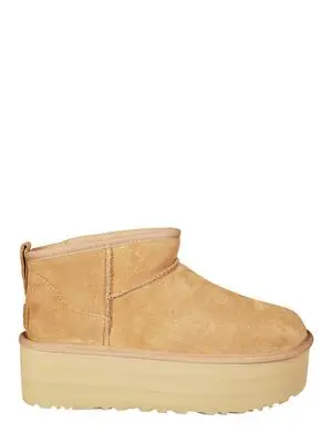 UGG UGG Classic Ultra Mini Platform Boots Marrone