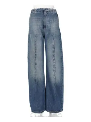 MAISON MARGIELA MM6 MAISON MARGIELA Wide-Leg Denim Trousers