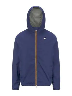 K-WAY Stretch Nylon Jersey Jacket - Blue Insignia