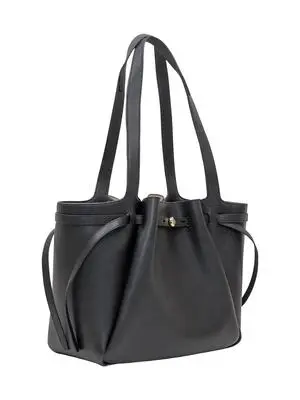 Tory Burch TORY BURCH Leather Tote Handbag Black