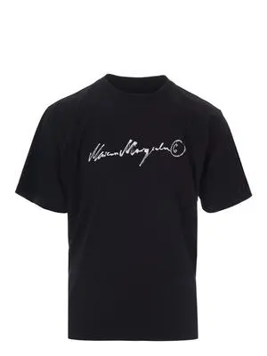 MAISON MARGIELA Graphic Logo T-shirt - Black
