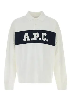 A.p.c. A. P.c. Timeless Polo Shirt Blanc