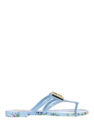 Dolce & Gabbana Floral Print Flat Sandals - Multicolor