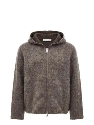 Our Legacy Full Zip Hooded Sweater - Mole Grey