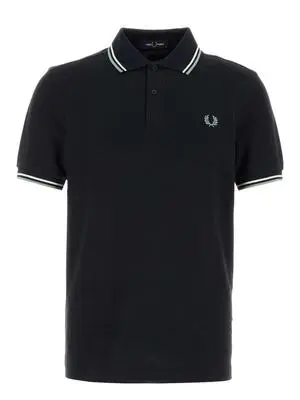 Fred Perry Fred Perry Men's Cotton Piqué Polo Shirt Blue