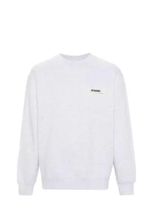 Jacquemus JACQUEMUS Grosgrain Trim Sweatshirt Grey